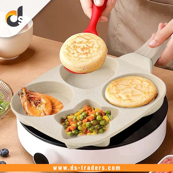 4 Portion Marble Coated Frying Pan – DS Traders