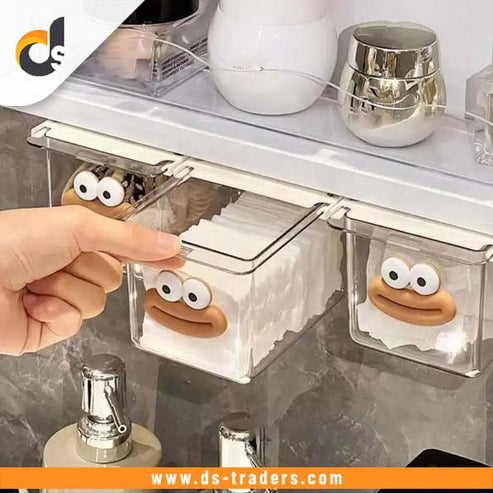 Self Adhesive Pull-Out Drawer Style Storage Box – DS Traders