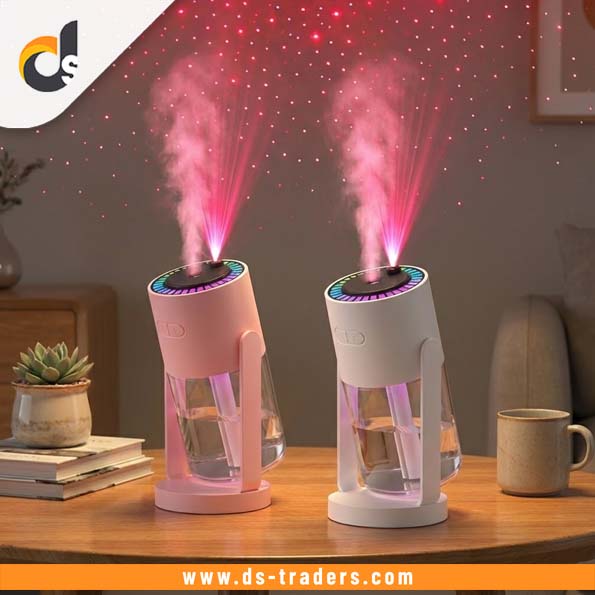 360 Rotatable Air Humidifier with Star Projector – DS Traders